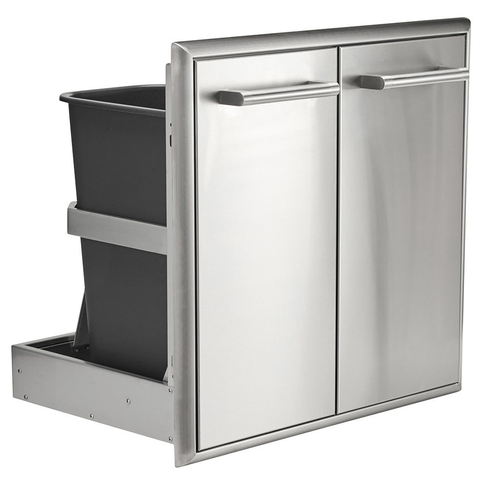 Coyote SS Dual Pull-Out Trash and Recycle Drawers, 27-Inch – Kickass Grills